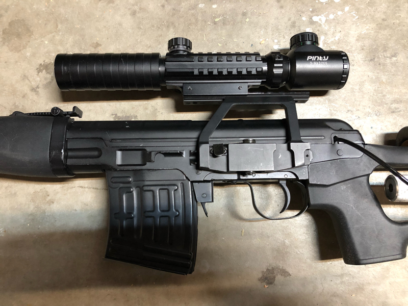 SOLD A&K SVD Sniper Rifle with Mancraft SDIK | HopUp Airsoft