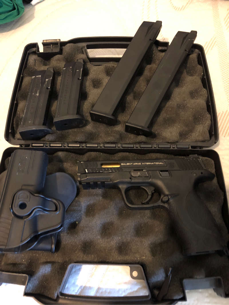 SOLD SAI M&P9 w/ holster and 4 mags | HopUp Airsoft