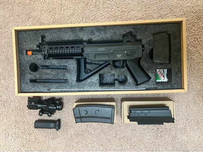 SOLD JG Swiss arm sig 552 commado SSG build package | HopUp Airsoft