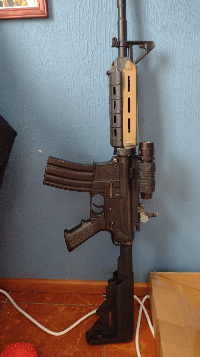 M4 ris PTS MOE funcionando | HopUp Airsoft