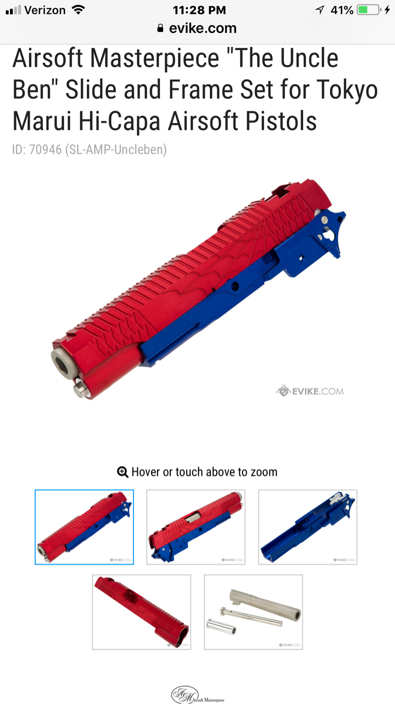 SOLD BLUE LOWER | HopUp Airsoft