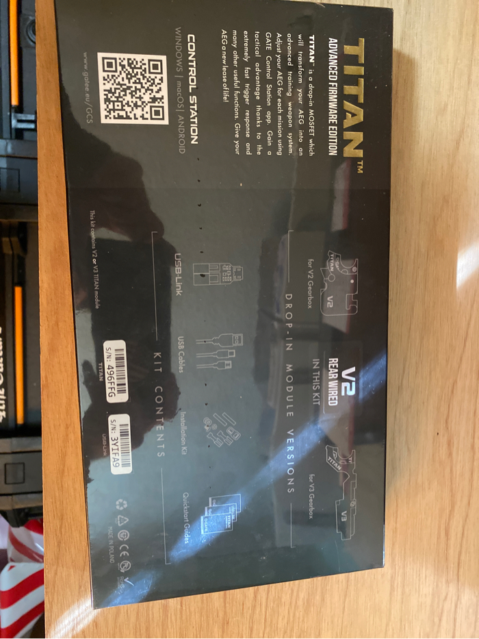 SOLD Gate titan advanced set v2 rear wired drop in. | HopUp Airsoft