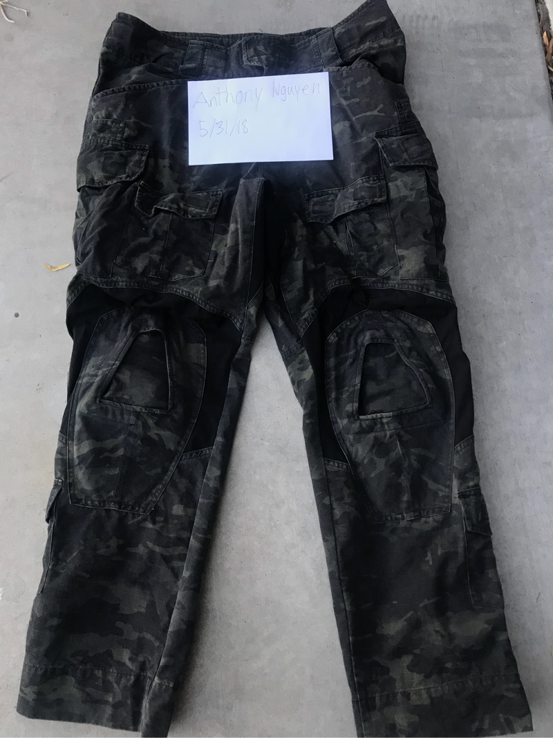 SOLD Crye G3 Multicam Black 36R Pants | HopUp Airsoft