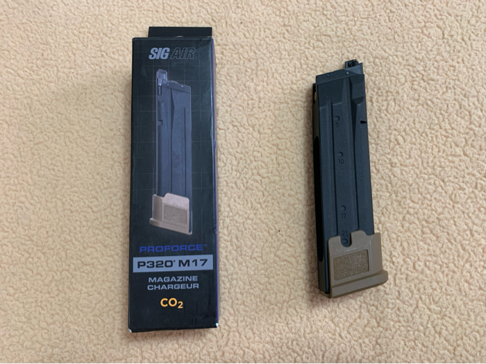 SOLD SIG Sauer ProForce Spare Magazine for P320 M17 MHS GBB Pistol ...