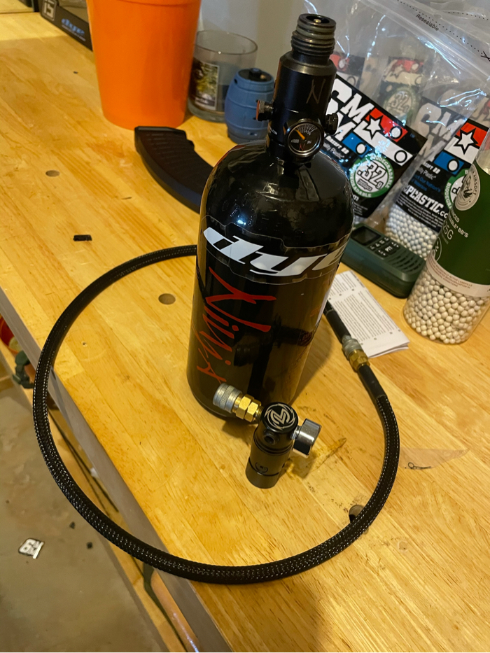 SOLD Hpa tank and regulator | HopUp Airsoft