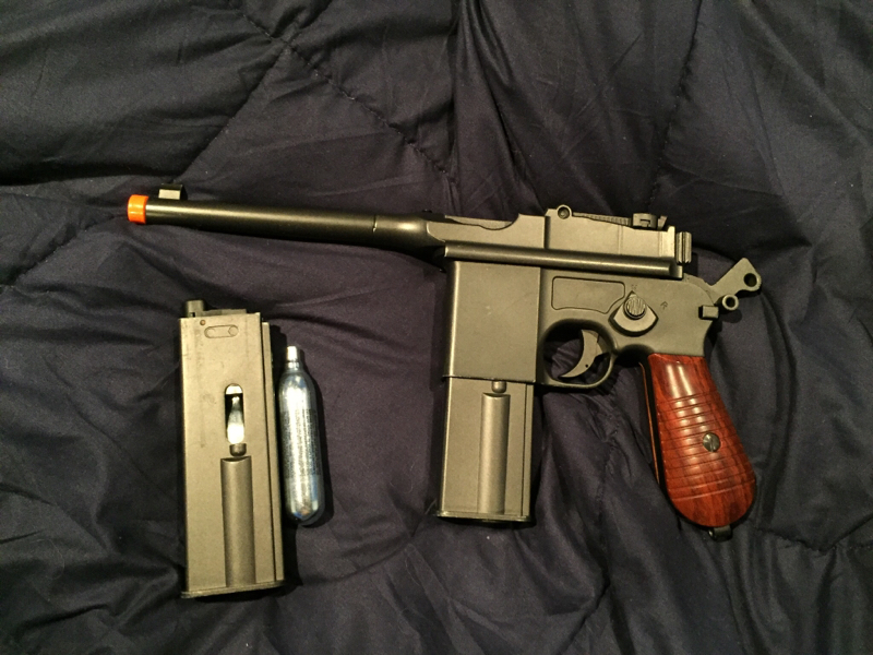 SOLD KWC m712 broomhandle gbb pistol | HopUp Airsoft