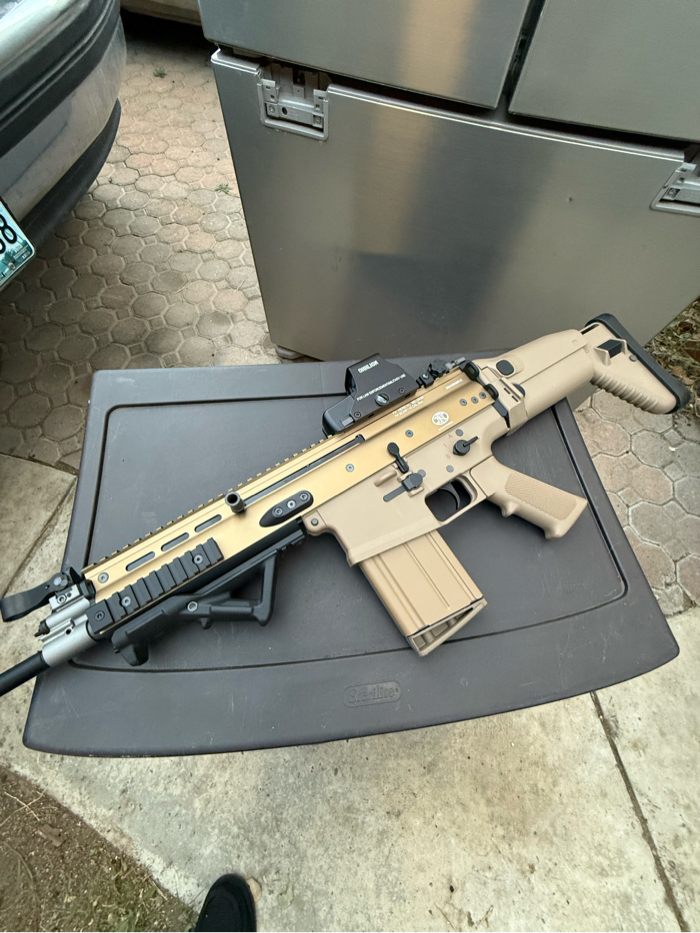 FN Herstal V.3 SCAR-H STD Licensed MK17 Gas Blowback Airsoft Rifle by ...