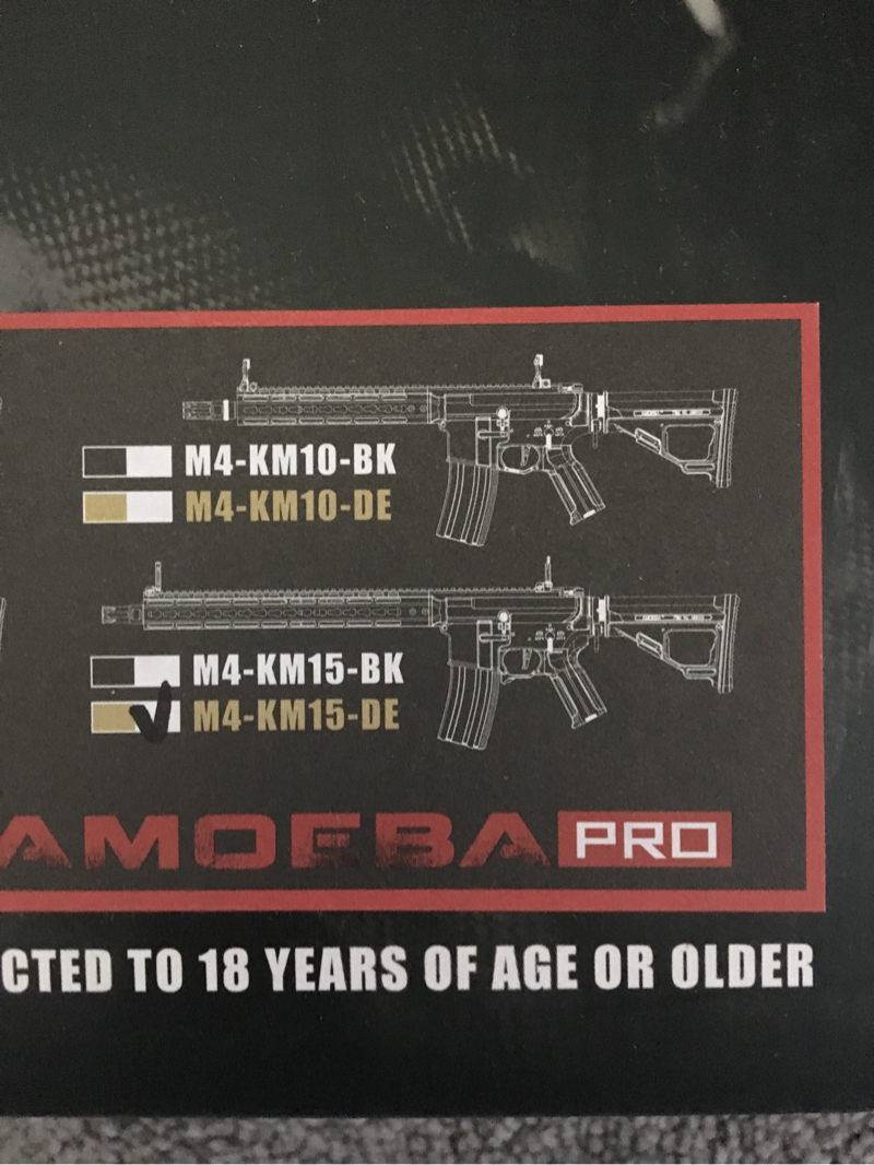 SOLD ARES Amoeba PRO M4-KM15-DE | HopUp Airsoft