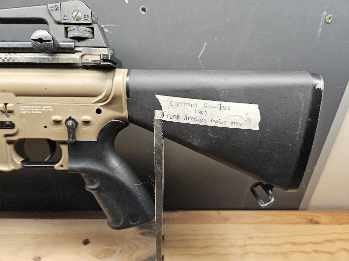 SOLD ️ custom built m4 "Stubby" AEG. QUICK CHANGE GEARBOX | HopUp Airsoft