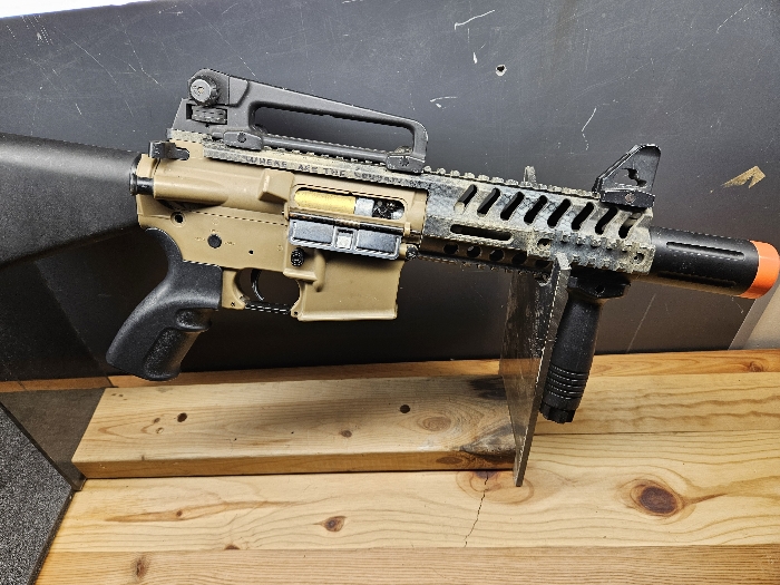 SOLD ️ custom built m4 "Stubby" AEG. QUICK CHANGE GEARBOX | HopUp Airsoft