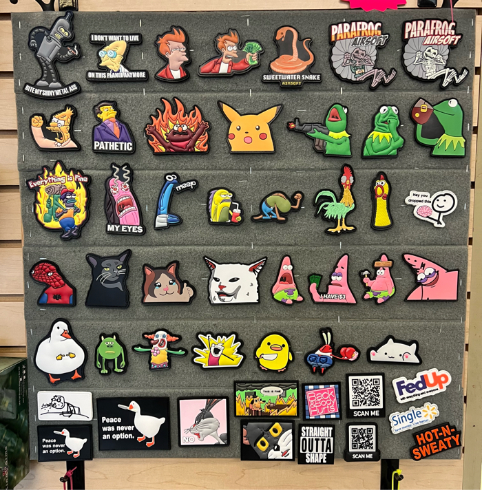 Custom PVC Morale Meme Patch Collection | HopUp Airsoft