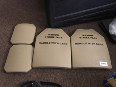 SOLD Dummy ESAPI Training Plates (Tan) | HopUp Airsoft