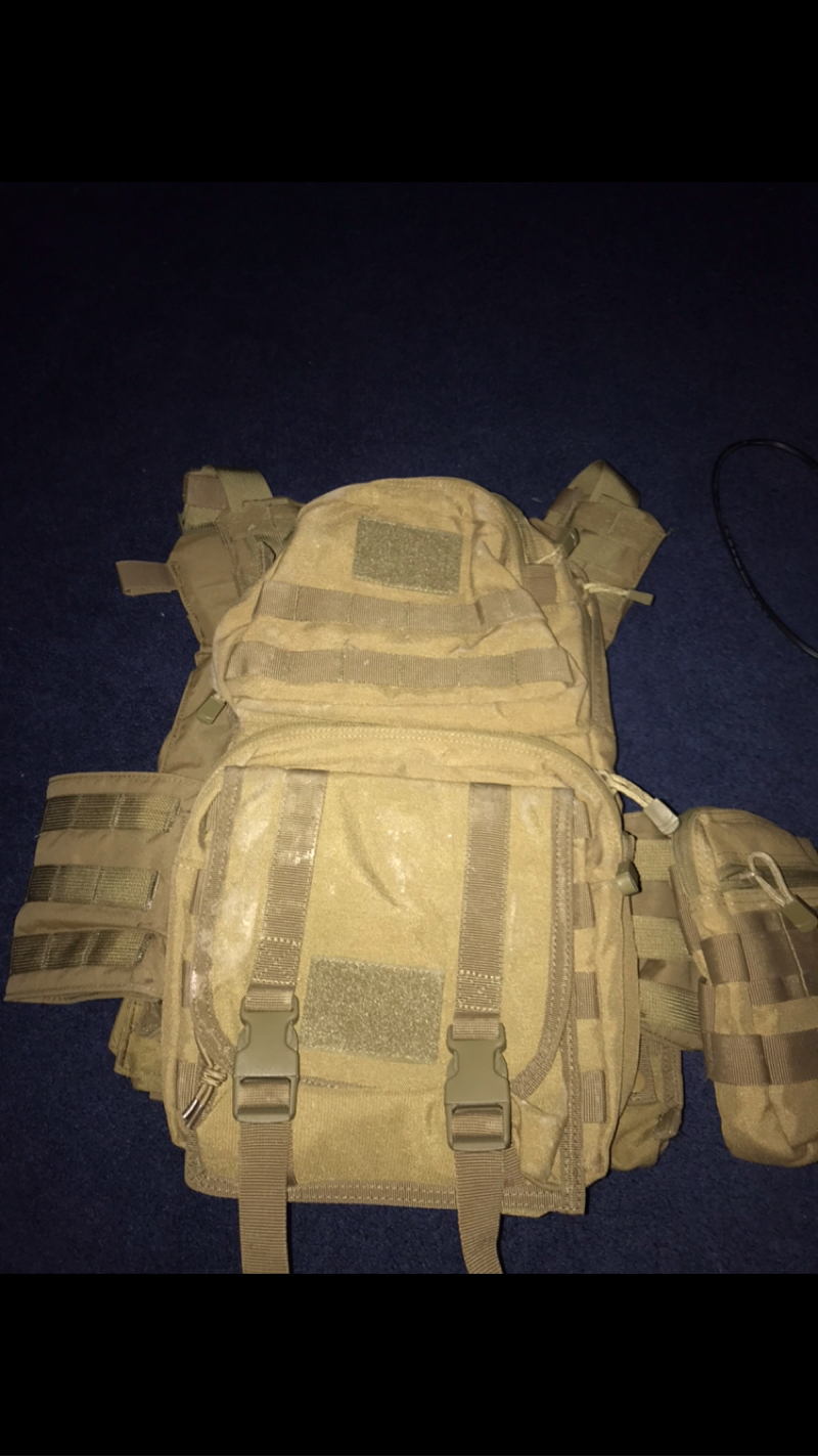 SOLD Tan plate carrier | HopUp Airsoft