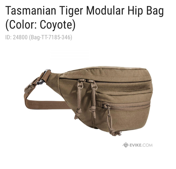 SOLD TT Modular Hip / Waist / Fanny Pack [Coyote] | HopUp Airsoft