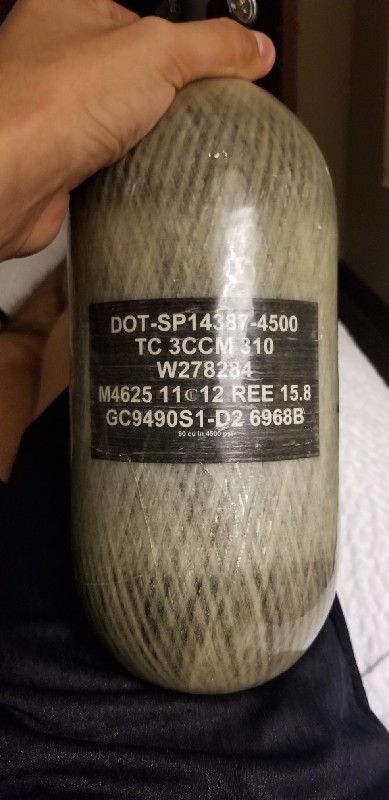 SOLD Ninja carbon fiber tank slp 90/4500 | HopUp Airsoft