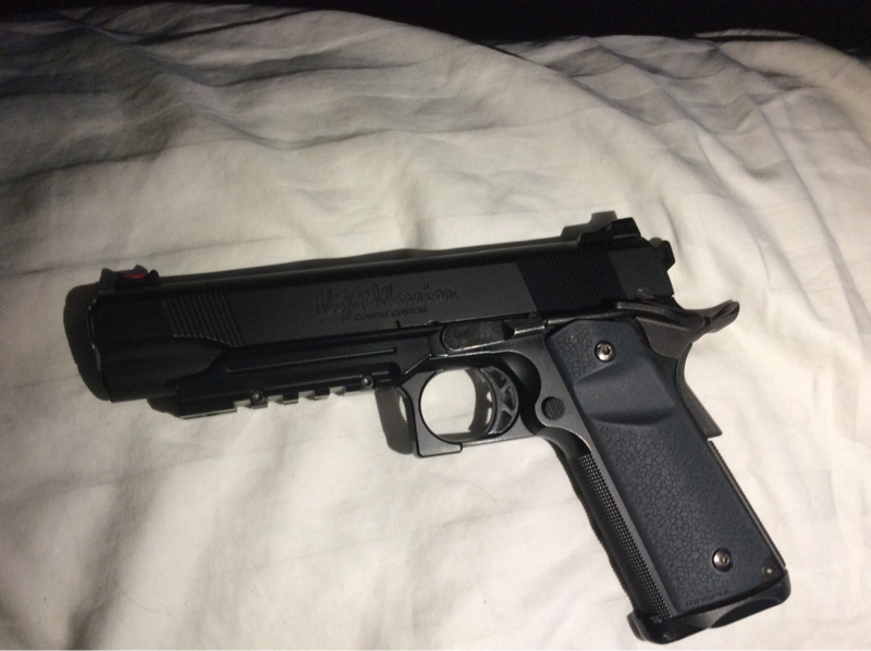 SOLD Need Hard shell holster for TM Night Warrior 1911 w square trigger ...