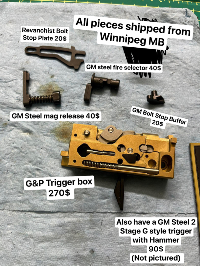 SOLD TM MWS Trigger Box / Parts | HopUp Airsoft