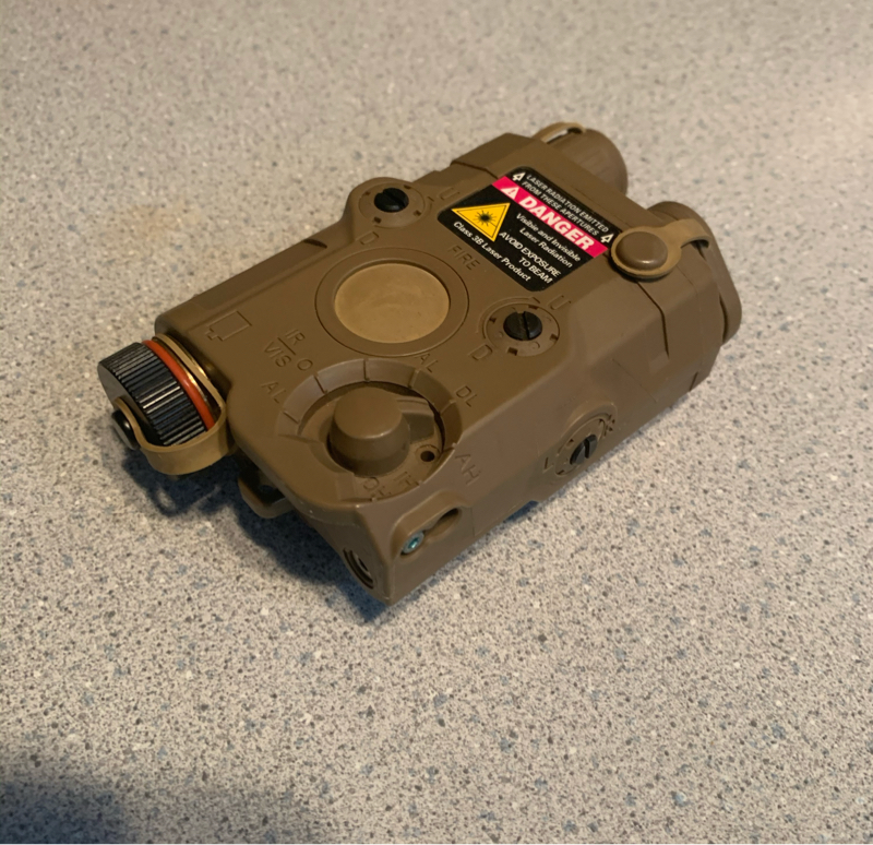 SOLD PEQ w/ flashlight and laser | HopUp Airsoft