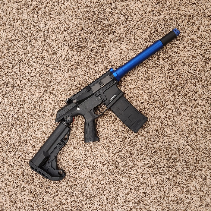 G&G SSG-1 Blue w/SpeedQB Tracer Endcap | HopUp Airsoft