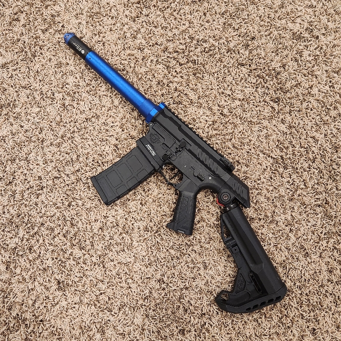 G&G SSG-1 Blue w/SpeedQB Tracer Endcap | HopUp Airsoft