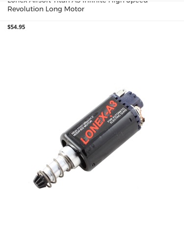 SOLD lonex high speed motor | HopUp Airsoft