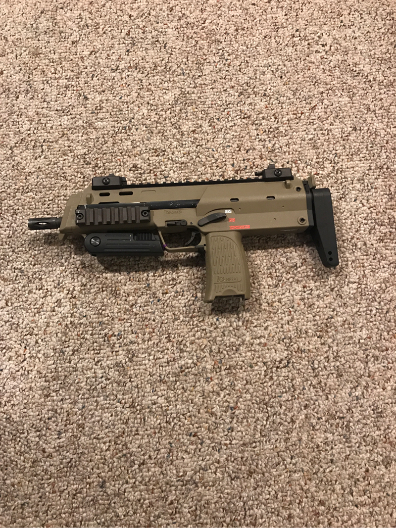 SOLD KWA mp7 with six mags+extras | HopUp Airsoft