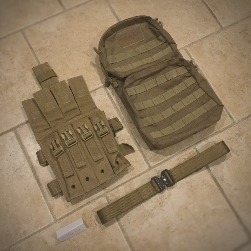 SOLD Airsoft Gear Lot (MOLLE Backpack, Tactical Belt, Drop-Leg SMG ...