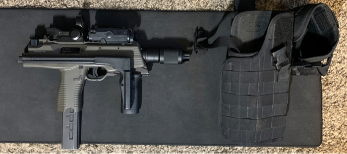 SOLD KWA KMP9 Gas Blowback Airsoft Submachine Gun With 3 mags,fore grip ...