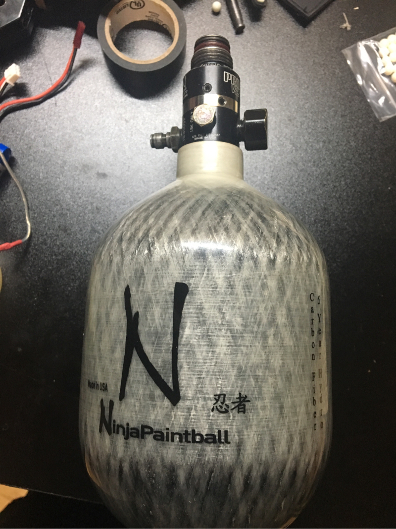 SOLD ninja carbon fiber peanut tank | HopUp Airsoft