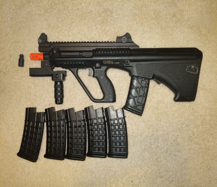 SOLD ASG Proline Steyr AUG A3 XS Commando AEG | HopUp Airsoft