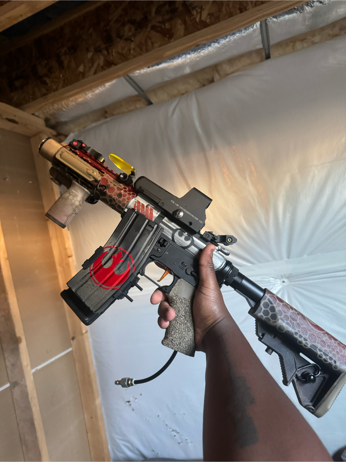 Airsoft gate D With Gate Titan2 Bluetooth board HPA compressor with 2 ...