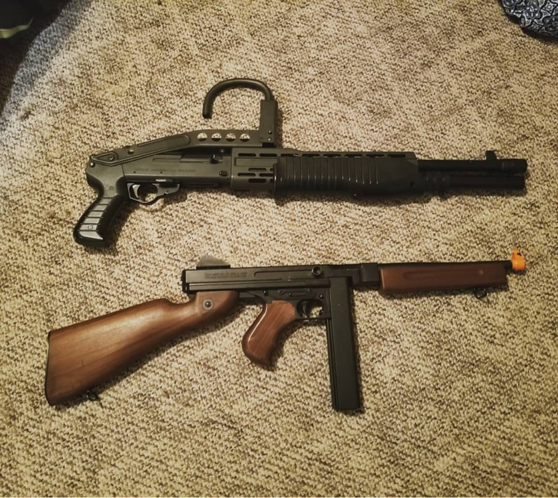 SOLD airsoft guns Thompsen and Spaz 12 | HopUp Airsoft
