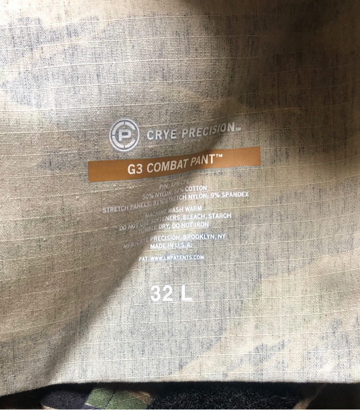 SOLD Crye Precision Tiger Stripe G3 in 32L | HopUp Airsoft