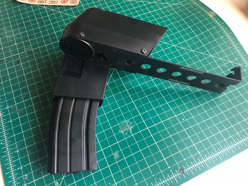 SOLD p90 to m4 magazine convert drum mag | HopUp Airsoft