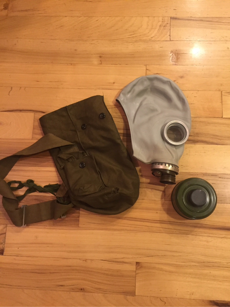 SOLD Soviet GP-5 Gas mask, filter and carrying bag | HopUp Airsoft