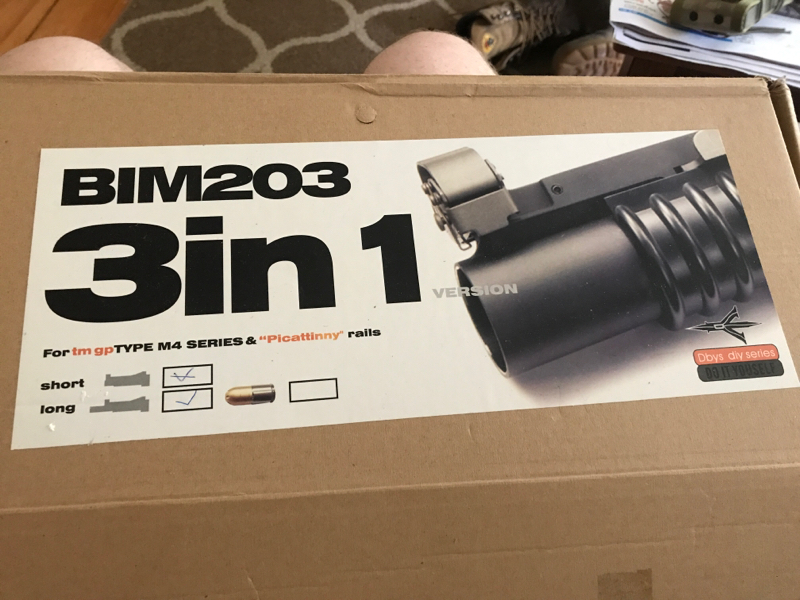 SOLD 203 grenade launcher | HopUp Airsoft