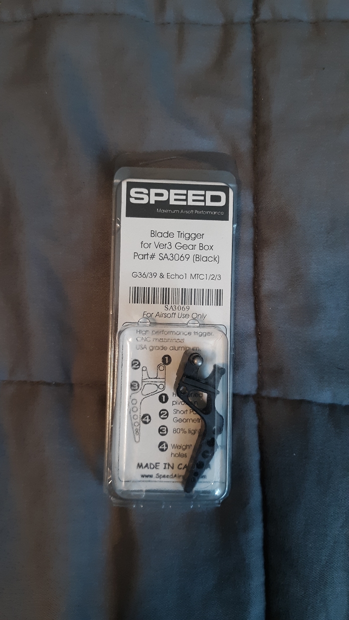 SOLD SPEED AK/G36 Trigger | HopUp Airsoft