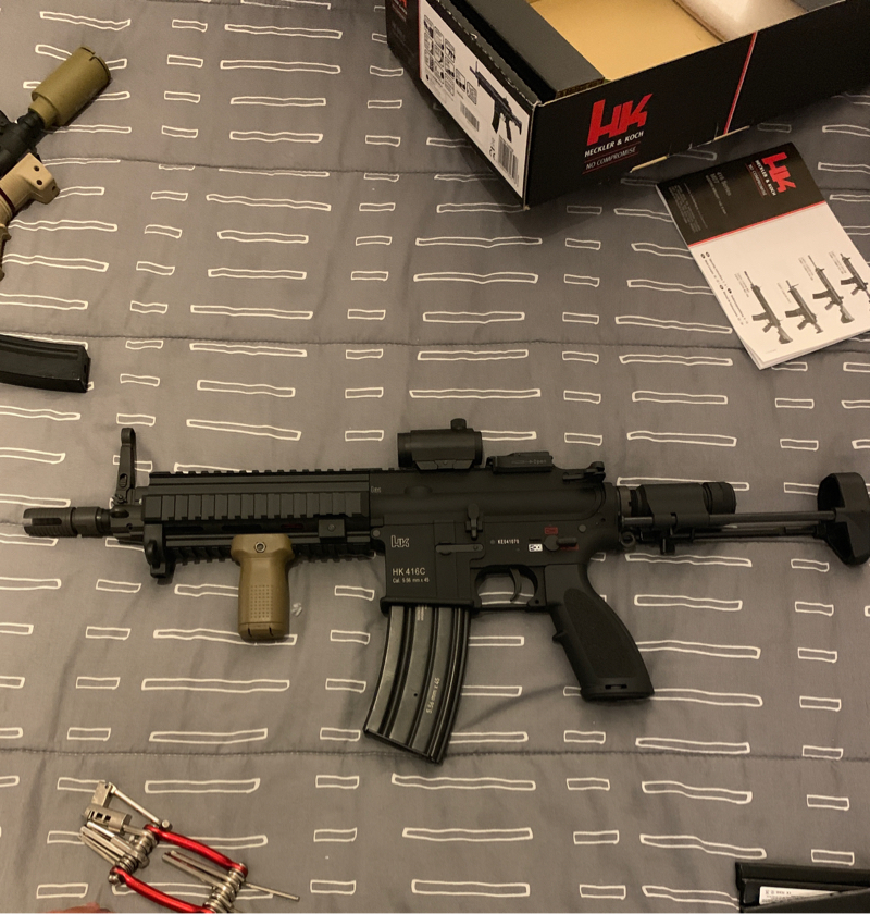 SOLD HK-416c | Vende o Permuta | | HopUp Airsoft