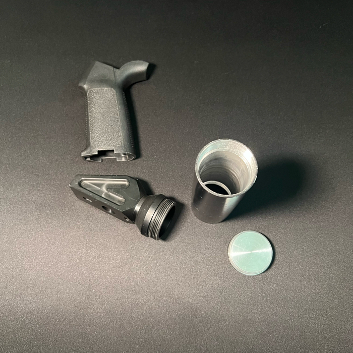 SOLD Aluminum AEG tank grip | HopUp Airsoft