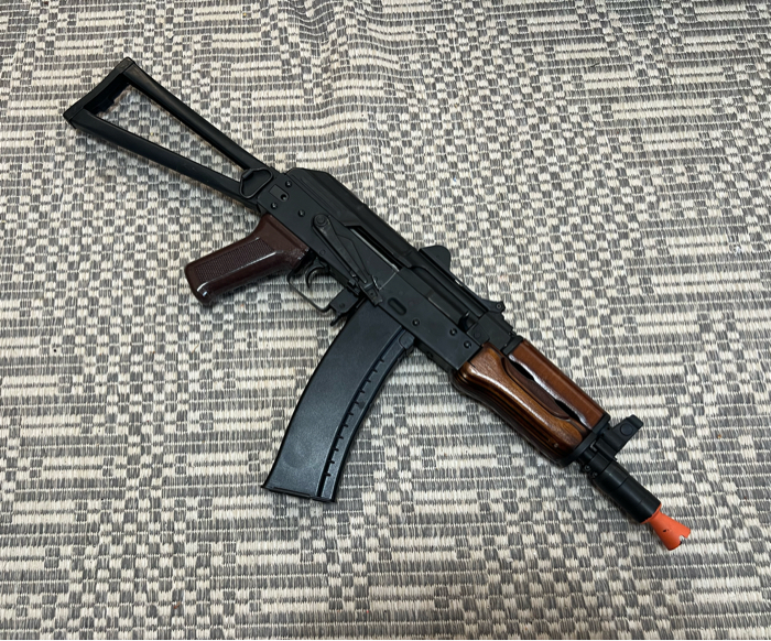 SOLD LCT Stamped Steel LCKS74UN AK AEG Rifle w/ Steel Folding Stock ...