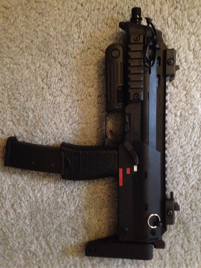 SOLD kwa mp7 with threaded barrel and suppressor | HopUp Airsoft