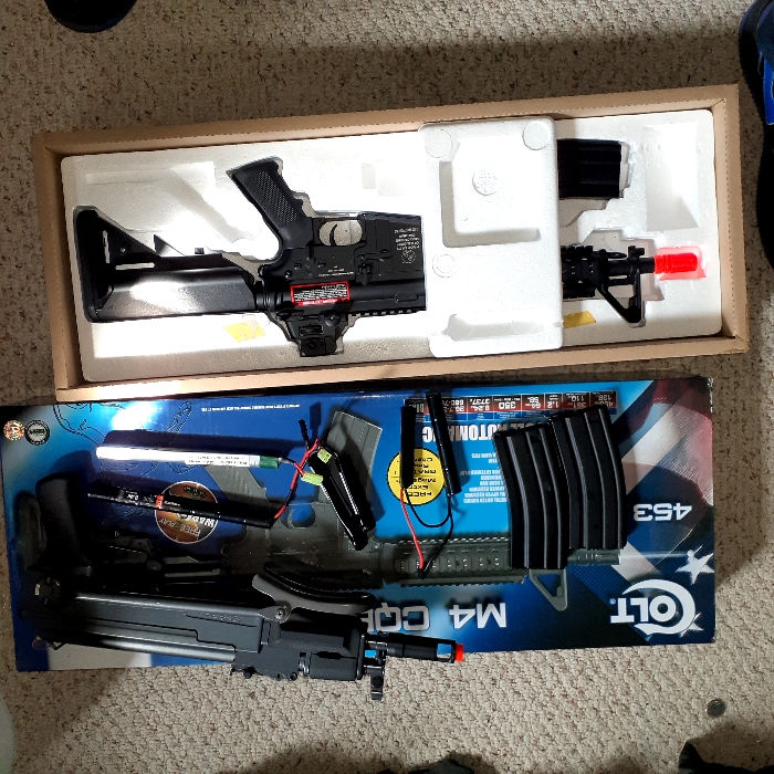 Colt m4 cqb and ak game face | HopUp Airsoft