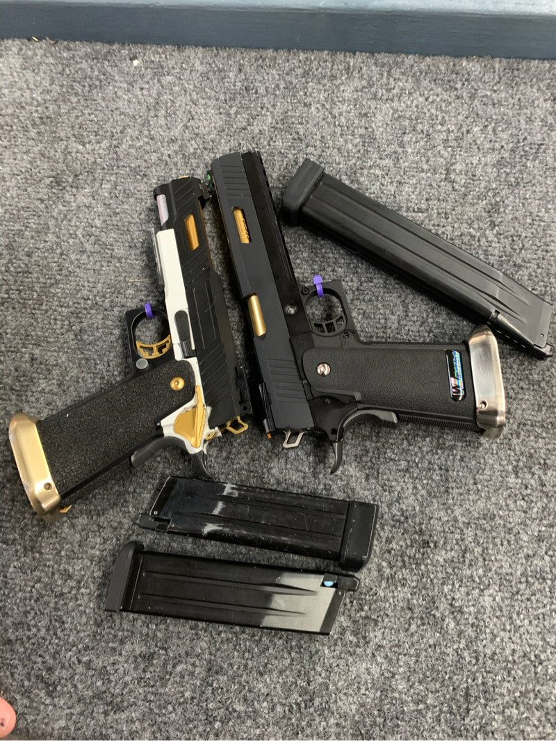 SOLD 2 Custom Hi Capas + Mags | HopUp Airsoft