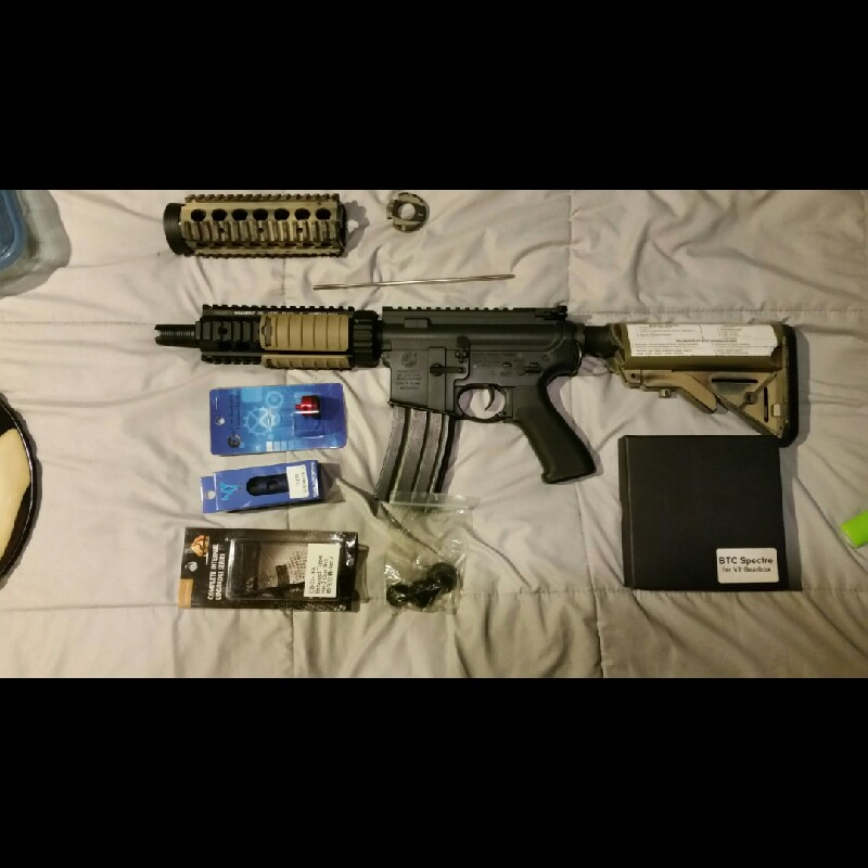 SOLD G&p colt body mk18, btc , with upgrade parts | HopUp Airsoft