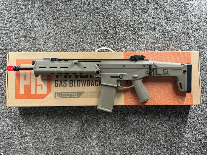 PTS Masada Airsoft GBB Rifle (Dark Earth) | HopUp Airsoft
