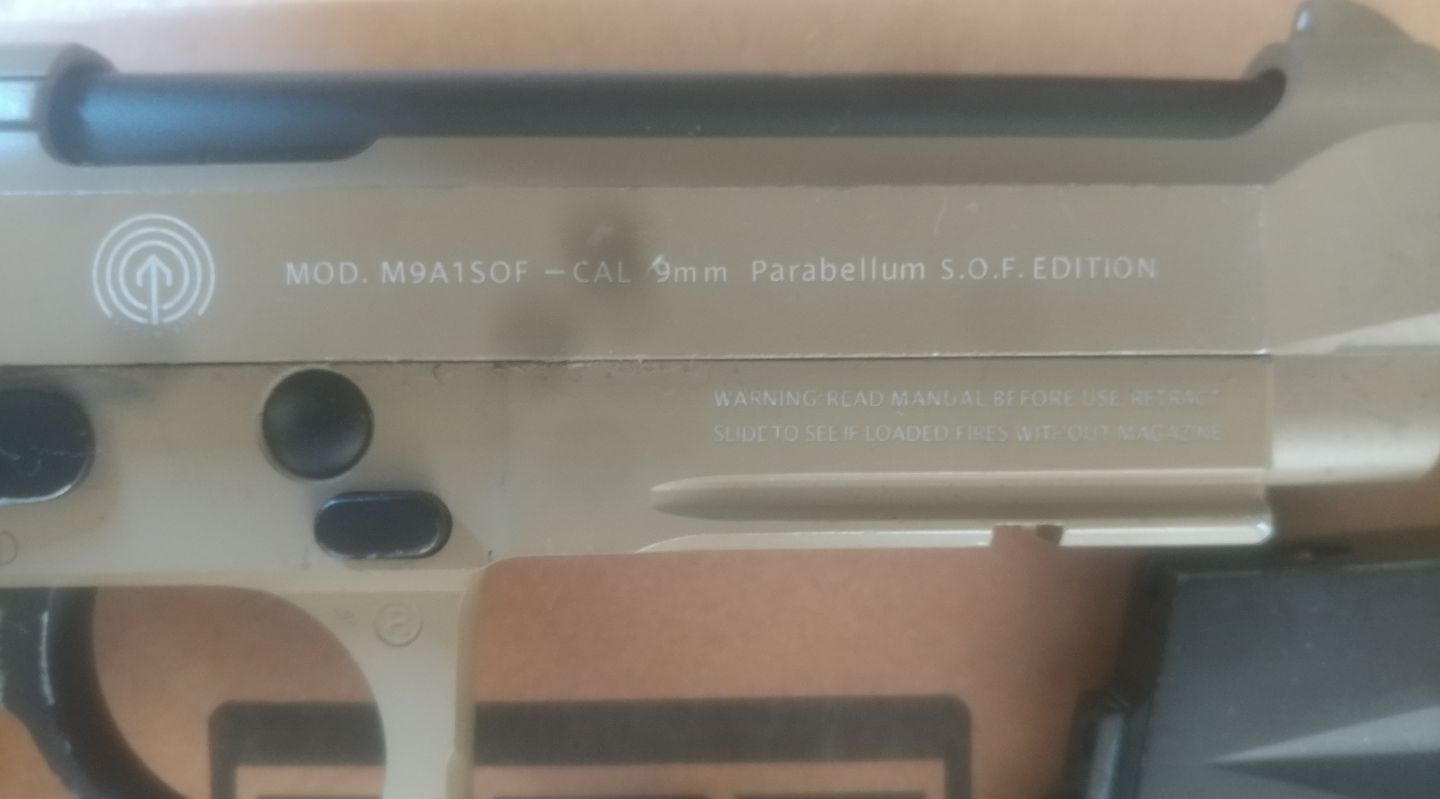 SOLD WE M9 Plinker + 3 mags | HopUp Airsoft