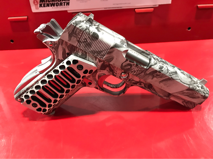 SOLD AW Custom double barrel 1911 skeletonized grips | HopUp Airsoft