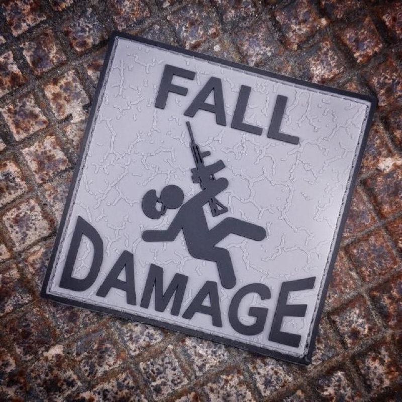 SOLD FALL DAMAGE Custom PVC Patch | HopUp Airsoft