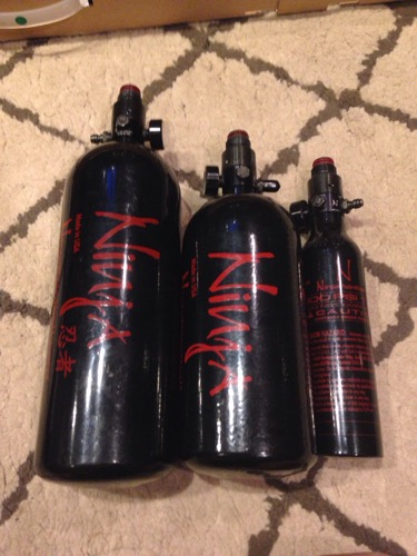 SOLD Airsoft 3 ninja tanks slp and regular tank | HopUp Airsoft