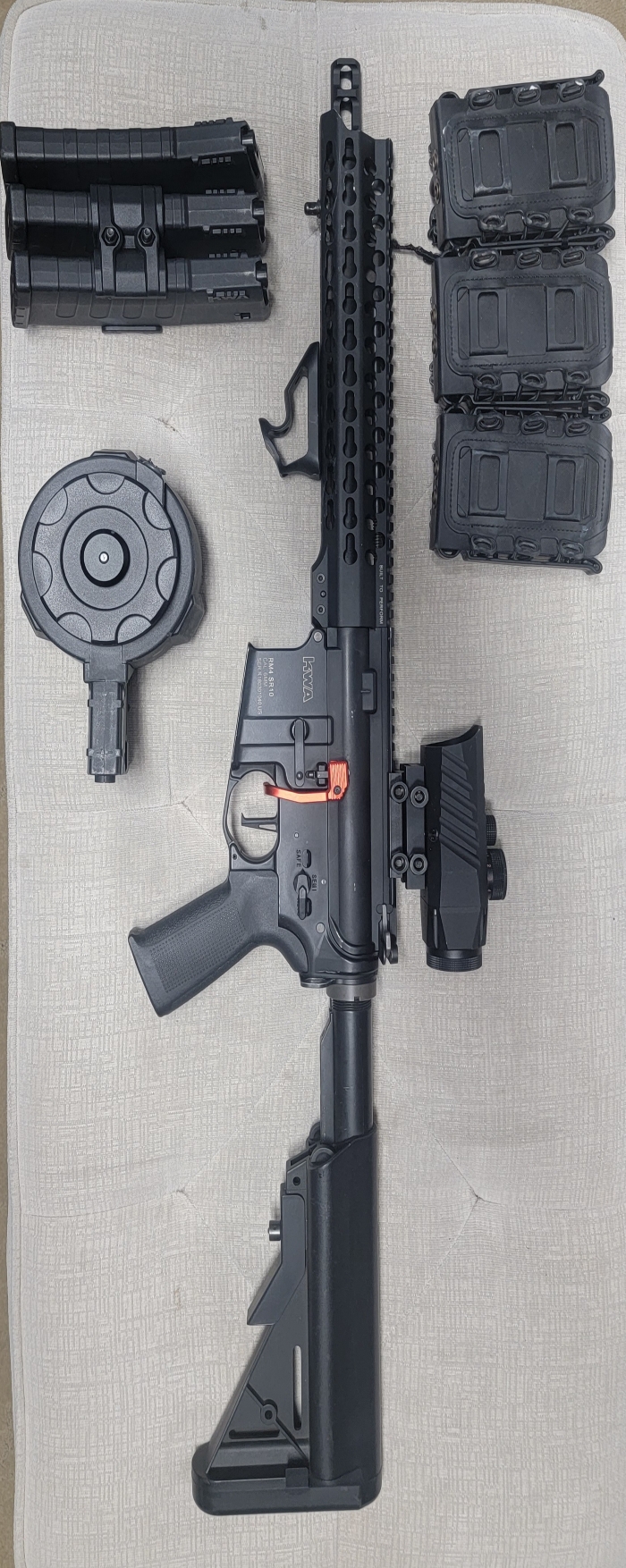 **Price drop** Fully upgraded KWA RM4 SR10 kinetic blowback | HopUp Airsoft